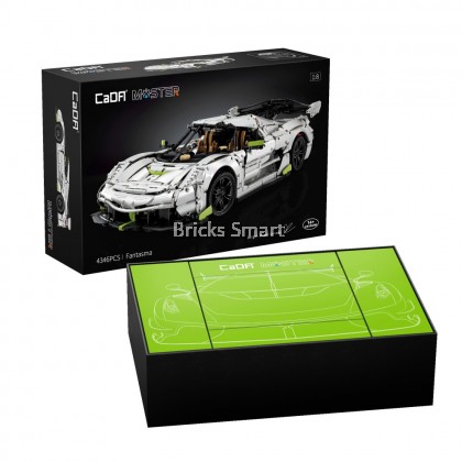 CaDA Master Fantasma Sports Car 1:8 C61048W Block Toy Set (4346 Pieces)