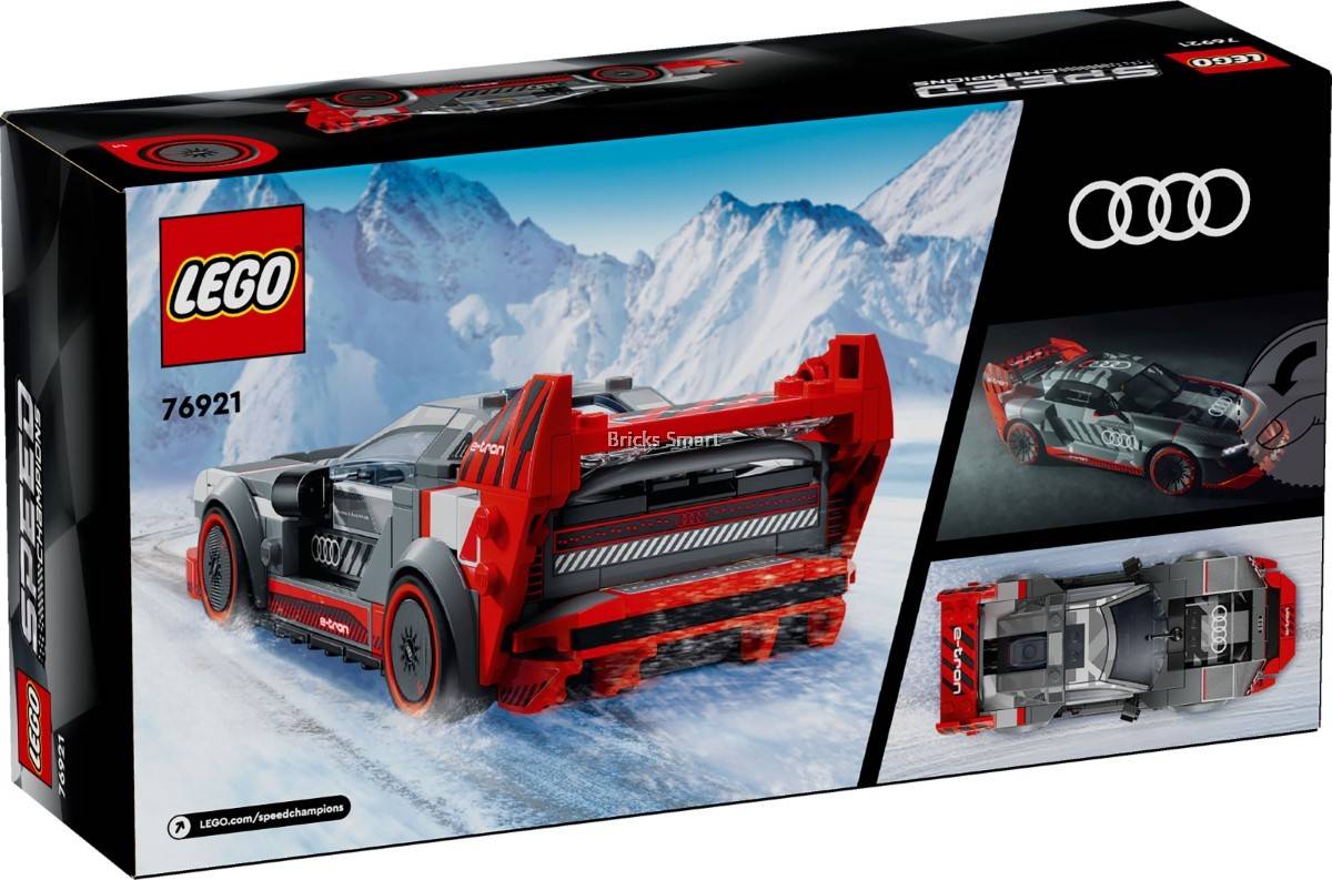 LEGO 76921 Speed Champions Audi S1 e-tron quattro Race Car Building Toy Set