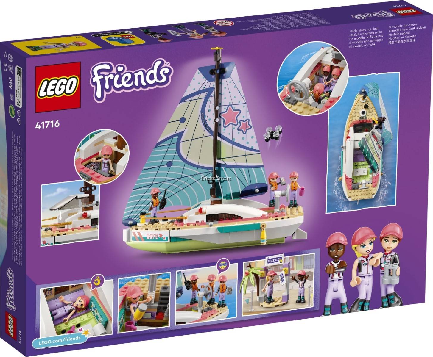 41716 LEGO Friends Stephanie's Sailing Adventure (304 Pieces)