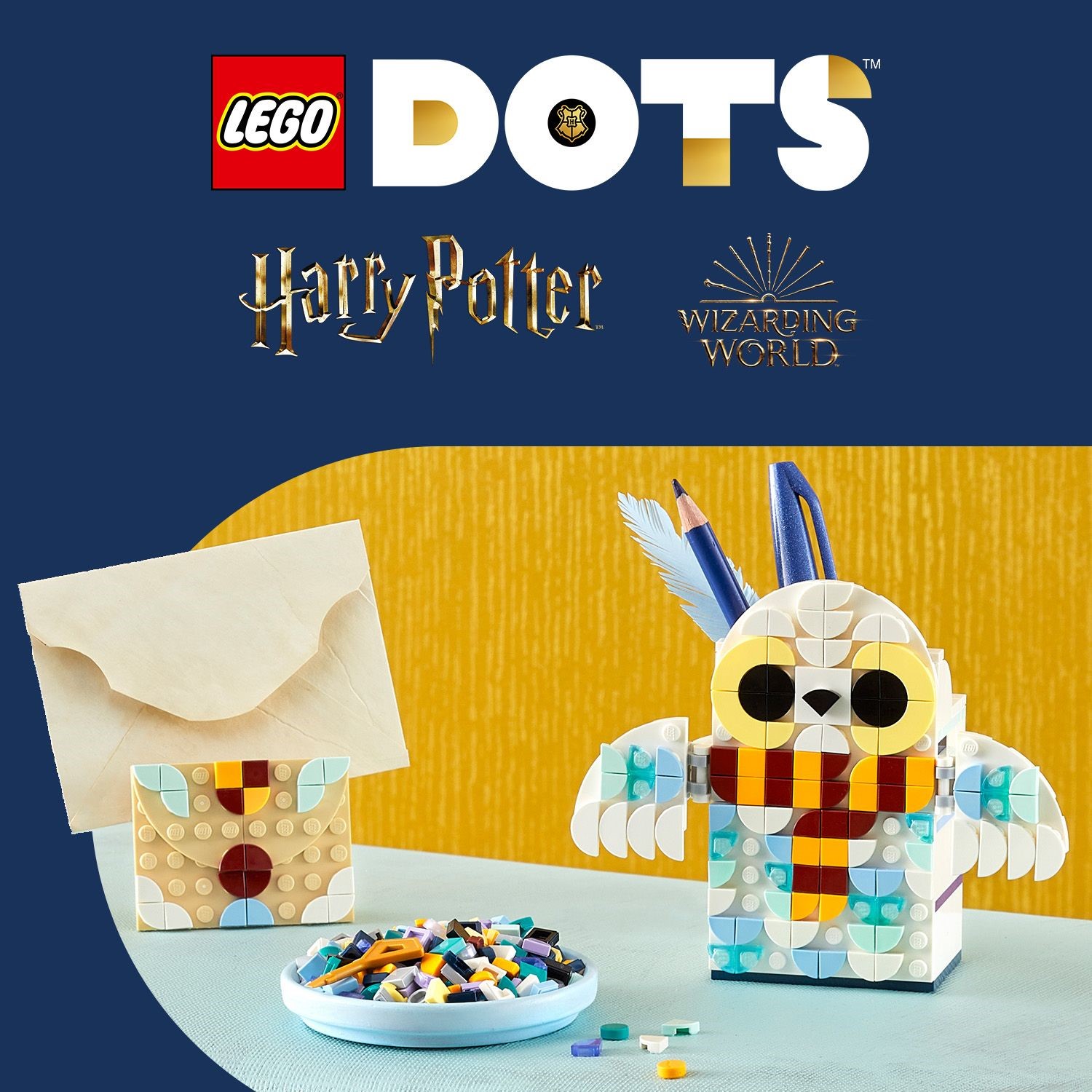 LEGO 41809 DOTS Hedwig Pencil Holder DIY Craft Kit