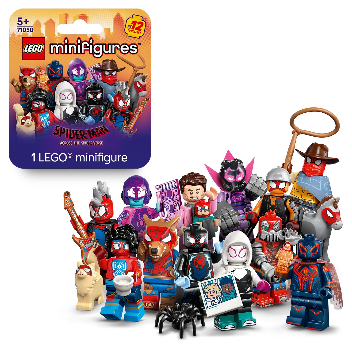 LEGO 71050 Minifigures Spider-Man: Across the Spider-Verse Collectible ...