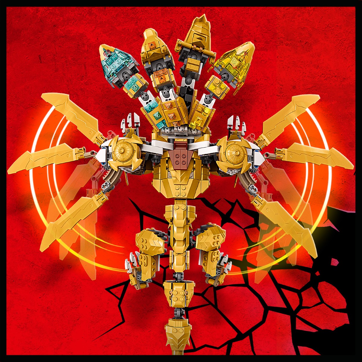 71774 LEGO Ninjago Lloyd's Golden Ultra Dragon (989 Pieces)