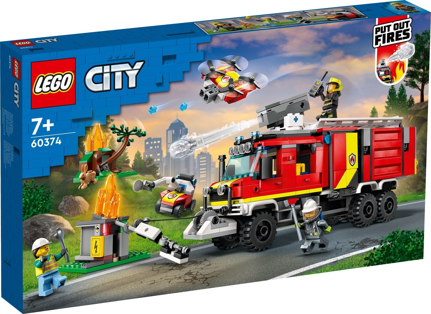 LEGO 60374 City Fire Command Unit Building Toy Set