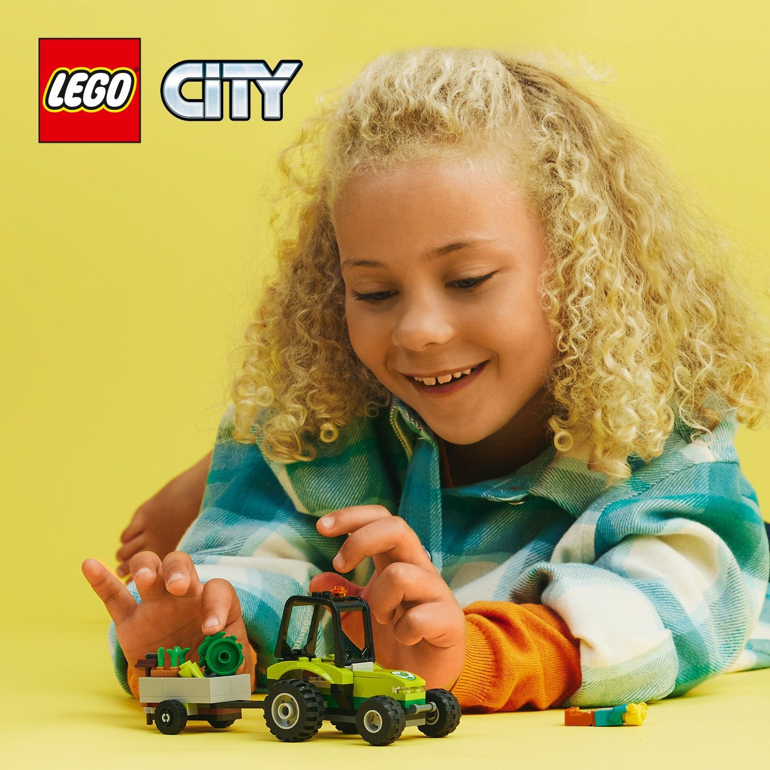 LEGO 60390 City Park Tractor Building Toy Set